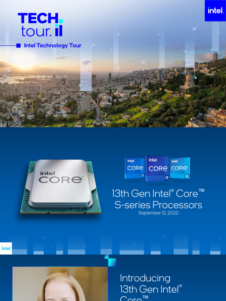 13th Gen Intel Core Desktop Media Presentation | PDF | Intel | Central Processing Unit