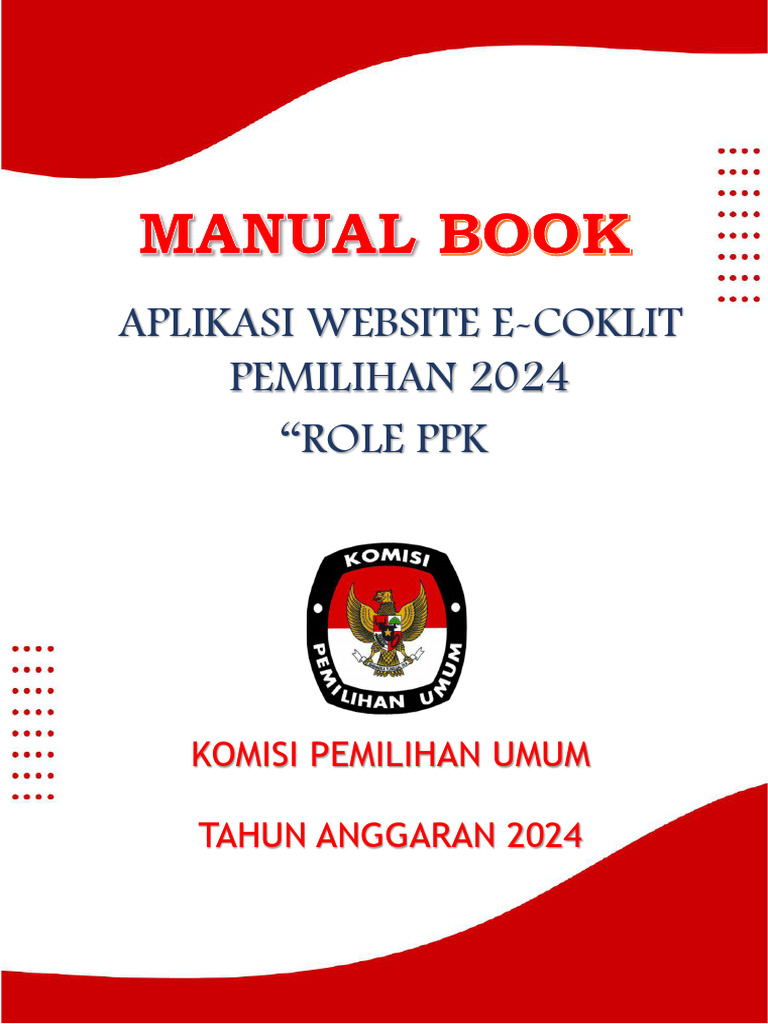 Panduan Aplikasi E-Coklit 2024 | PDF