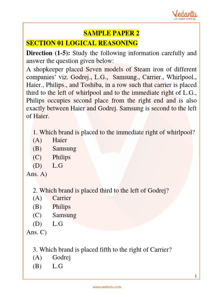 NSO Sample Question Paper For Class 9 - Download Free PDF With ...