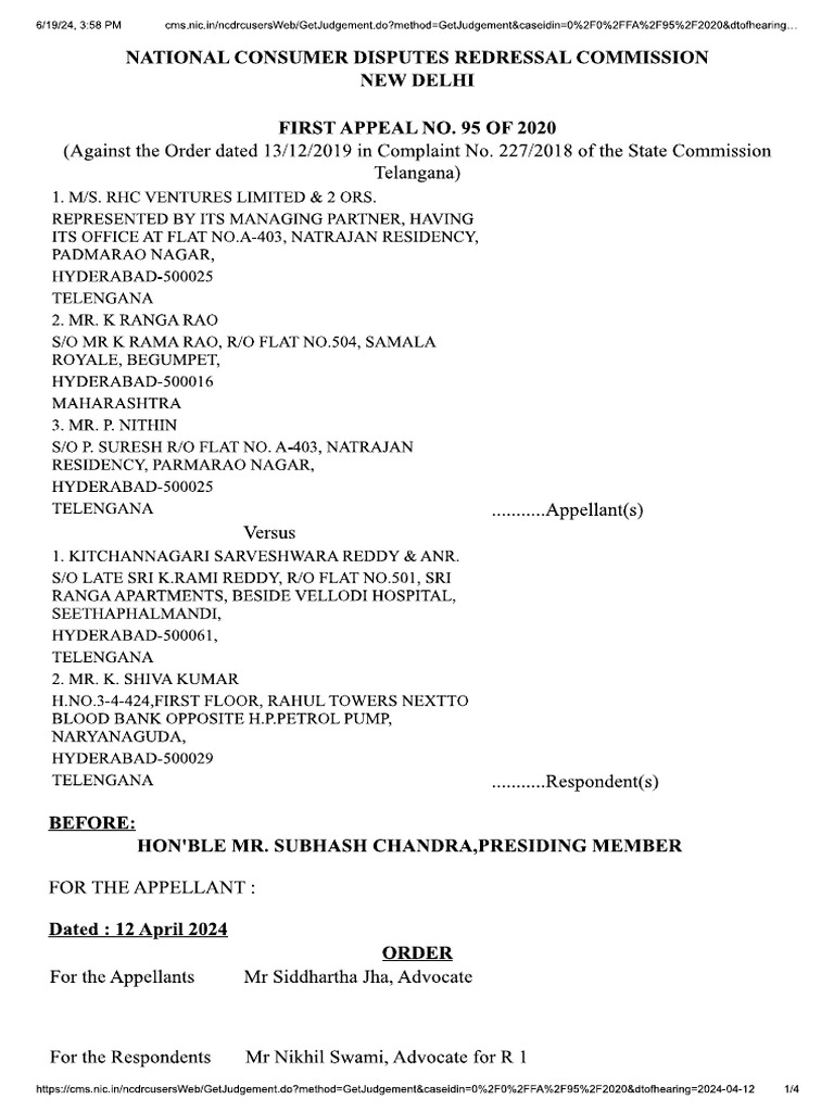 NCDRC Refund | PDF
