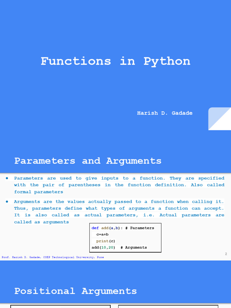 Lect-02 - Types of Arguments | PDF | Parameter (Computer Programming) | Scope (Computer Science)