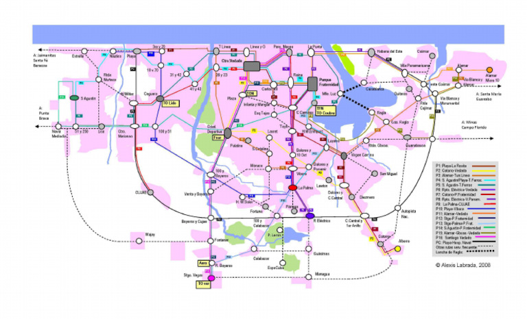 Map of Havana Bus Routes | PDF