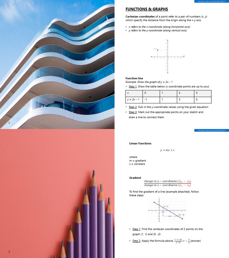 (MATH) (SEC 1) Chapter 6 - Functions and Graphs | PDF | Teaching Methods & Materials | Science ...