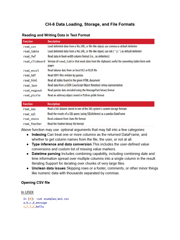 Data Handling for Data Scientists | PDF | Comma Separated Values | Database Index