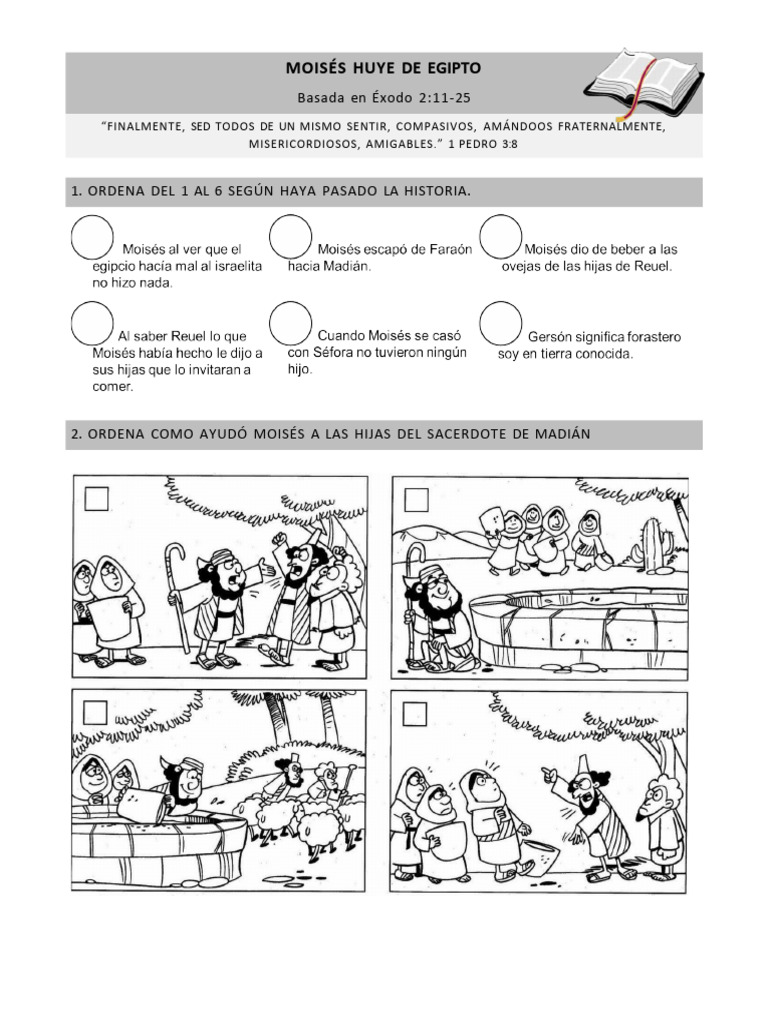 ACT 49. MOISÉS HUYE DE EGIPTO | PDF