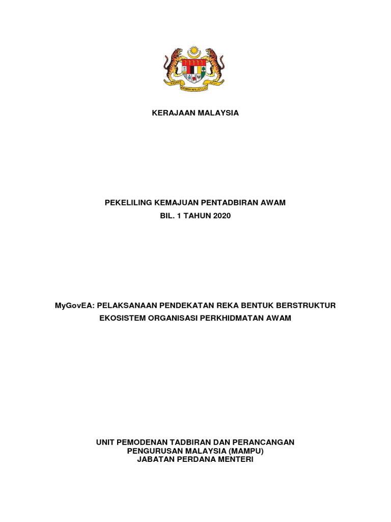 PKPA 1-2020-MyGovEA | PDF