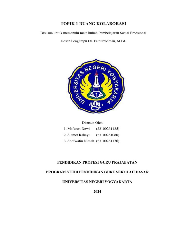 T1 PSE Ruang Kolaborasi Kelompok 3 | PDF