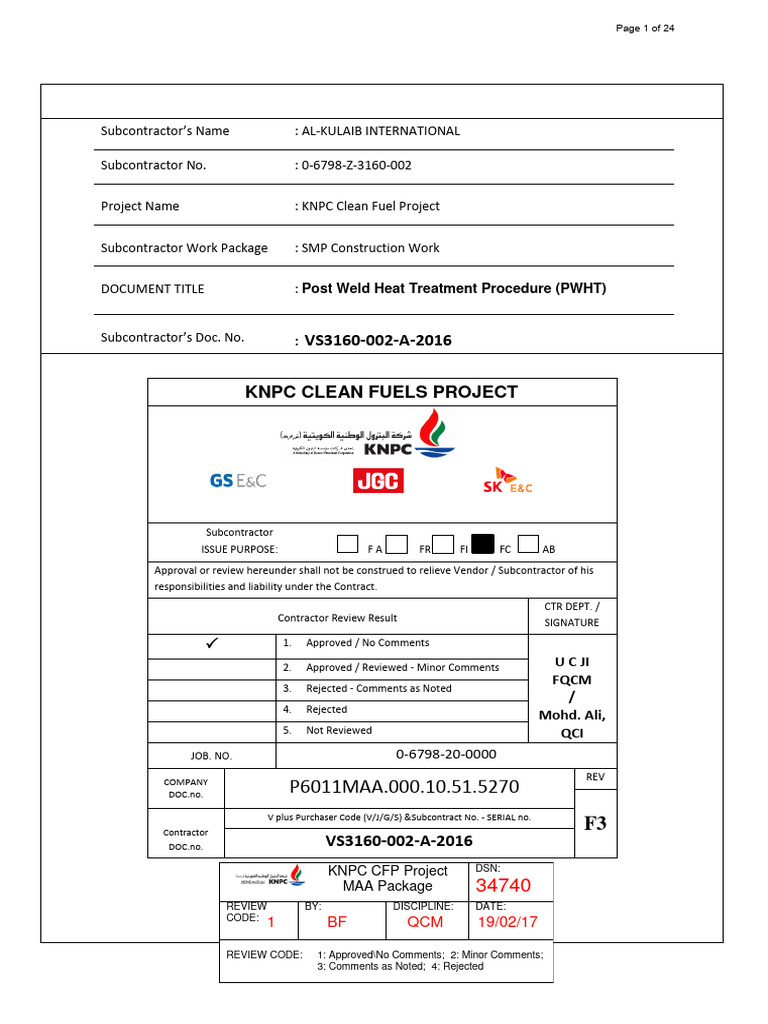 PWHT Procedure F3 - Code - 1 | PDF | Thermocouple | Pipe (Fluid Conveyance)