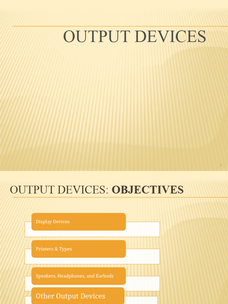 Output Devices Pdf Printer Computing Computer Monitor