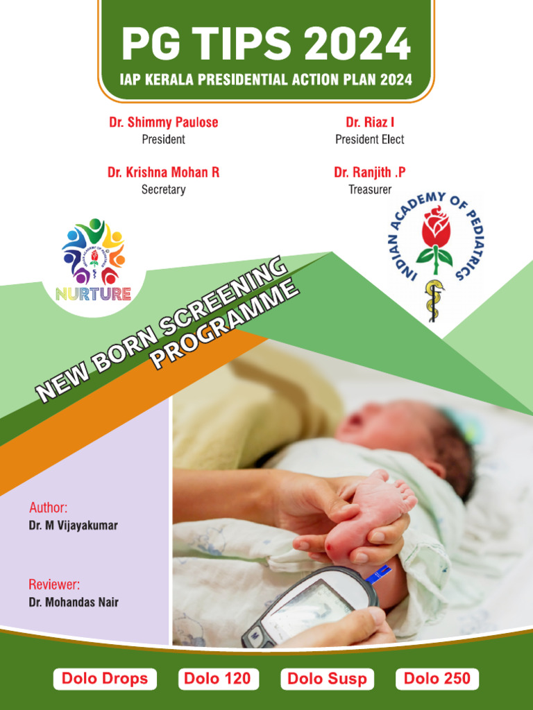 IAP PG Tips - Newborn Screening Programs | PDF