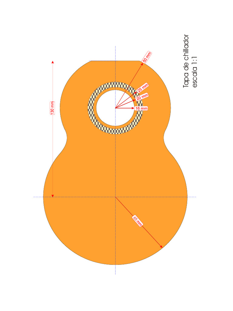 Dimensiones de Tapa y Pala de Chillador | PDF