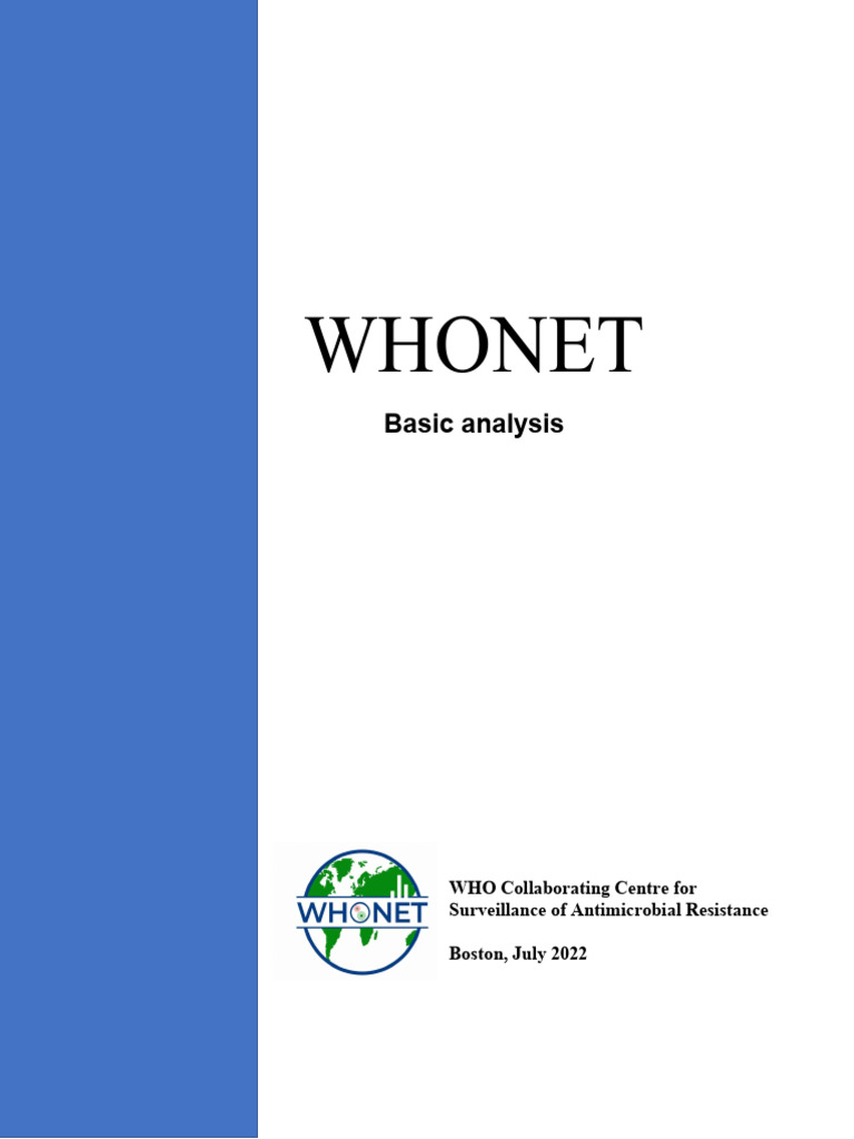 WHONET 14.basic Analysis | PDF | Microsoft Excel | Antimicrobial Resistance