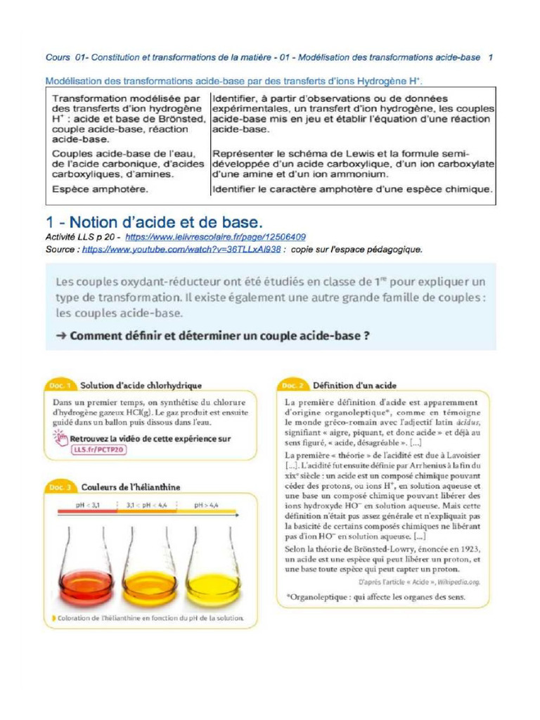 Cours PH | PDF