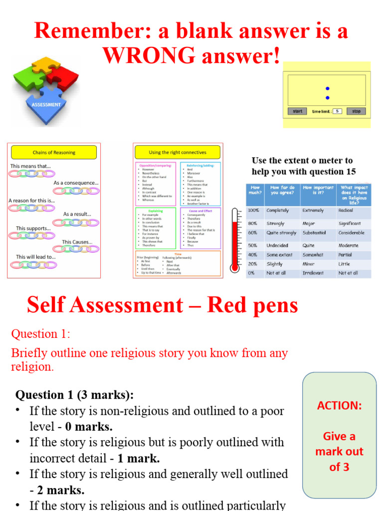 Baseline Assessment and Scores | PDF | Baptism | Reason