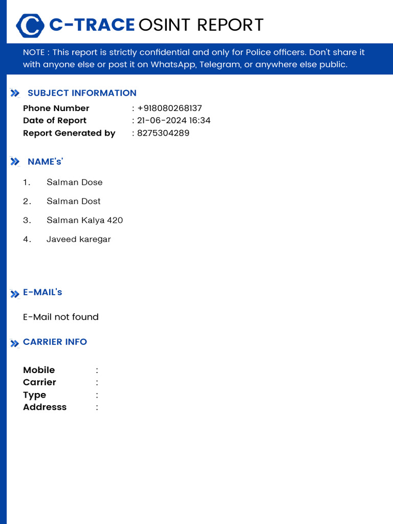 OSINT_REPORT-1 | PDF | Indemnity OSINT_REPORT-1 | PDF | Indemnity