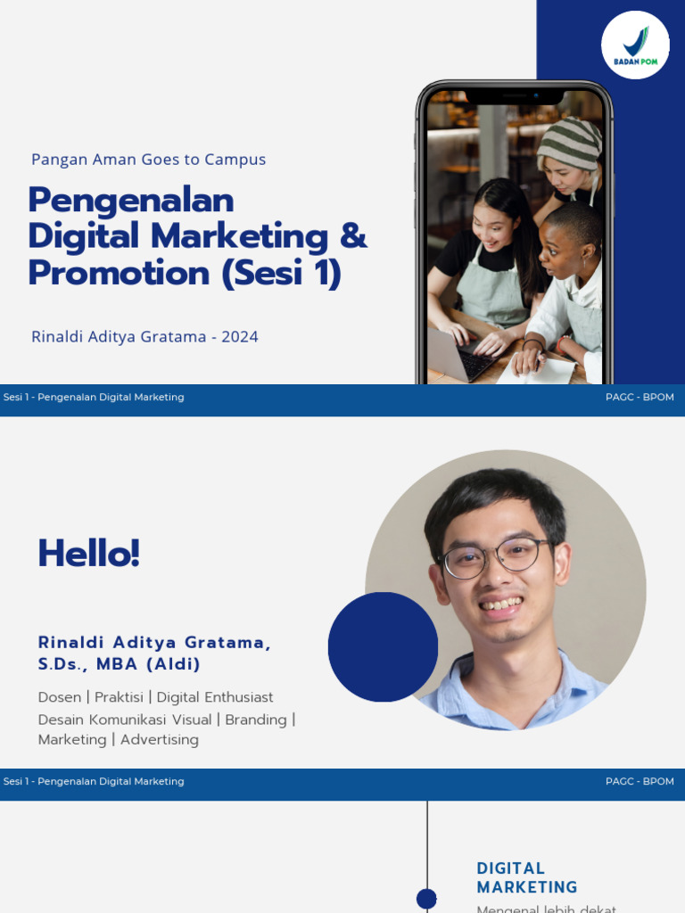 Pengenalan Digital Marketing & Promotion (Sesi 1) | PDF