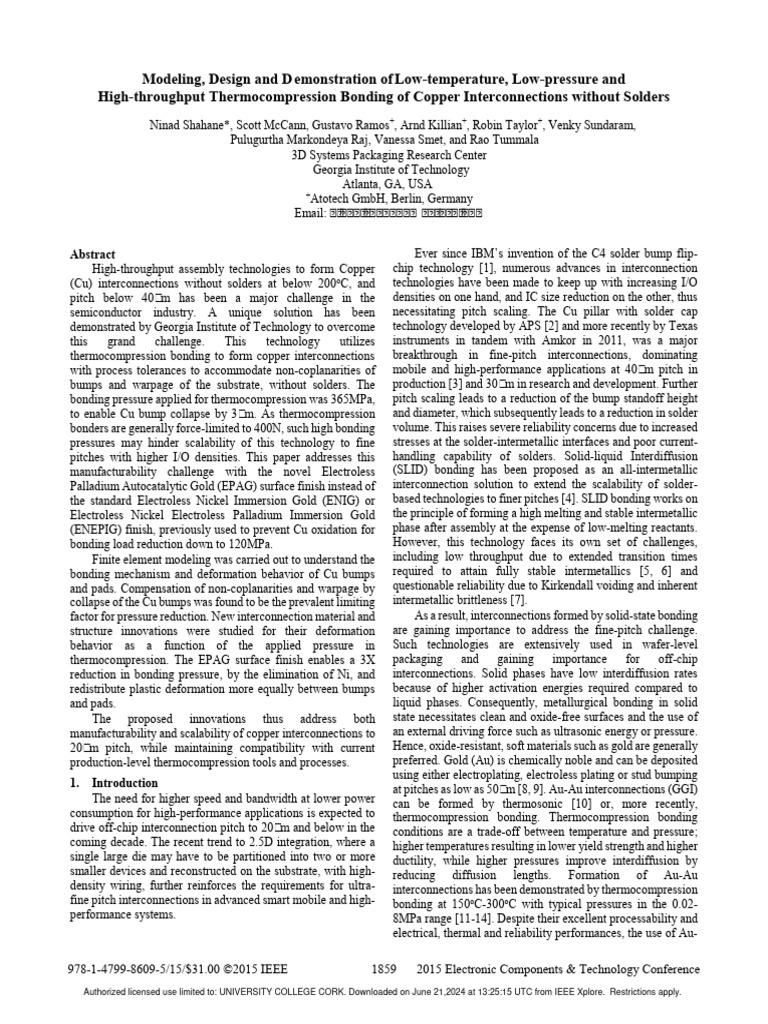 Modeling Design and Demonstration of Low-Temperature Low-Pressure and High-Throughput ...