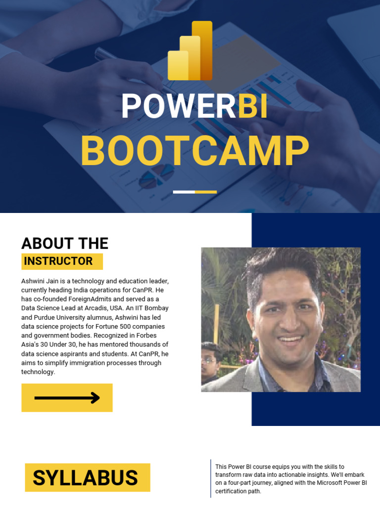 PowerBi Bootcamp Brochure | PDF | Data Science | Data