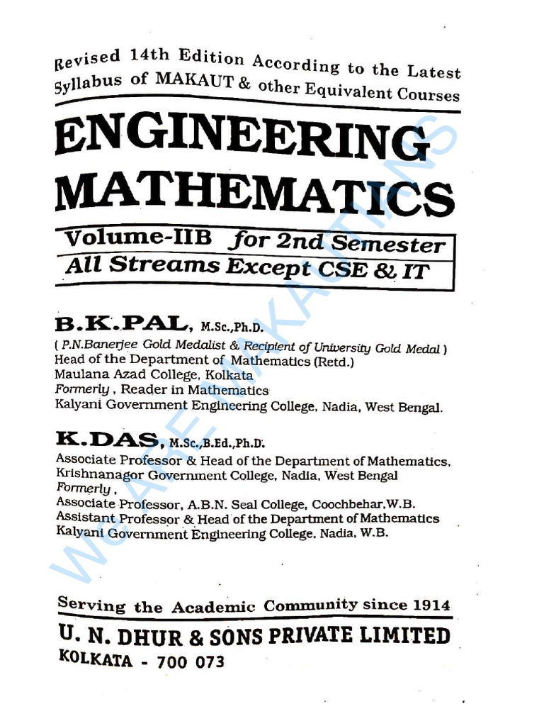 Das Pal Math 2B 2024 | PDF