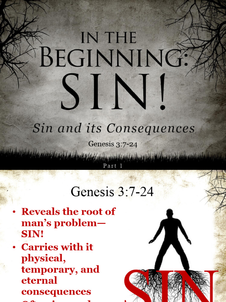 05gen3 Sin Consequences1 | PDF | Sin | Christian Belief And Doctrine