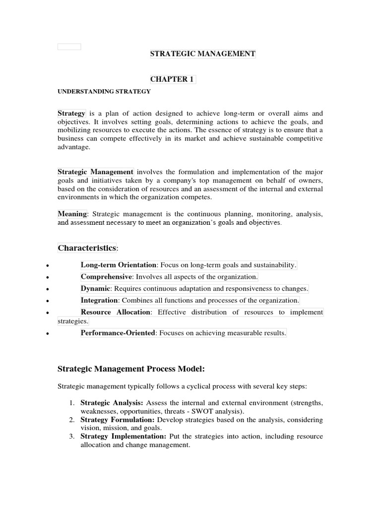4 TH Sem | PDF | Strategic Management | Behavioral Economics