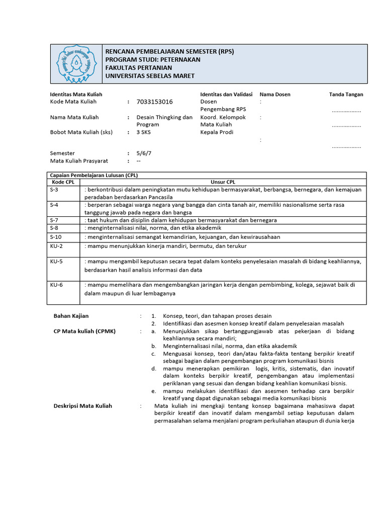 2 - Rps-Design Thinking | PDF | Seni