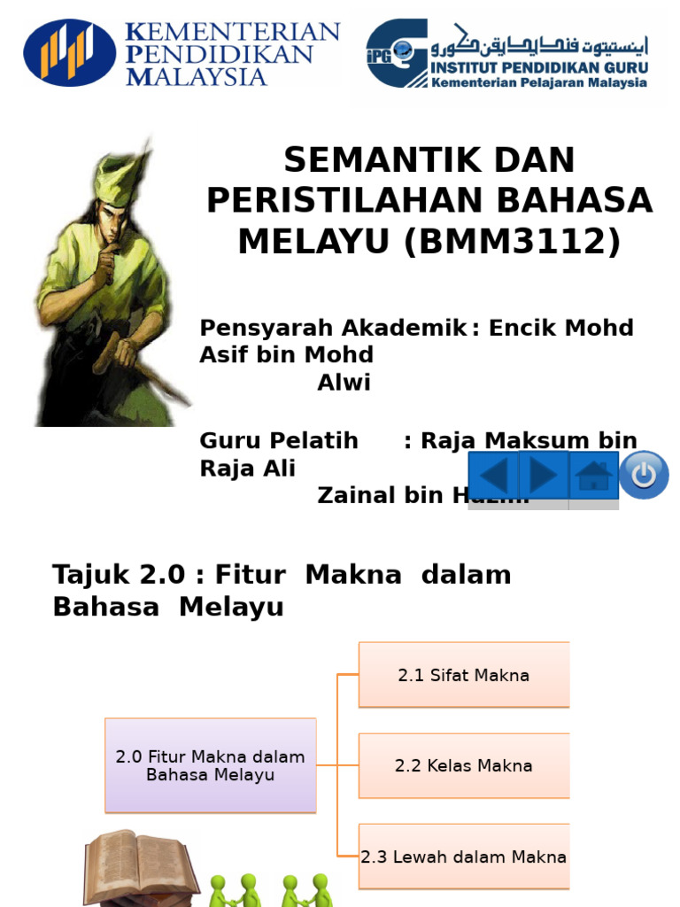 2 Fitur Makna Dalam Bahasa Melayu Pdf