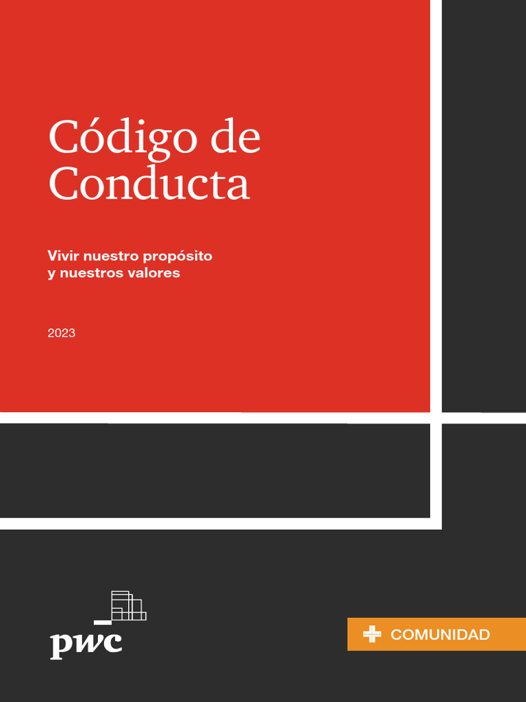 Codigo Conducta Pwc | Descargar gratis PDF | Comportamiento | Información
