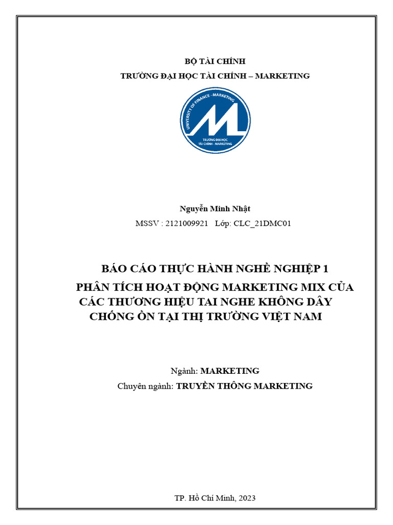 2023 THNN1 Nguy N Minh NH T Tai Nghe KH NG D y C CH C N NG CH NG N | PDF