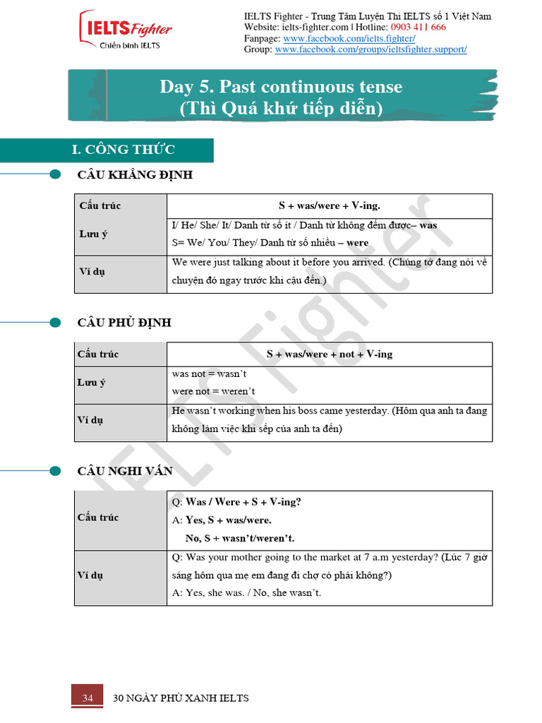 30 Ngày PH Xanh IELTS - IELTS Fighter | PDF