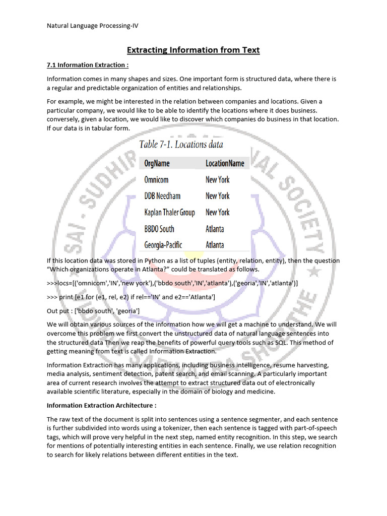 Natural Language processing | PDF | Part Of Speech | Phrase
