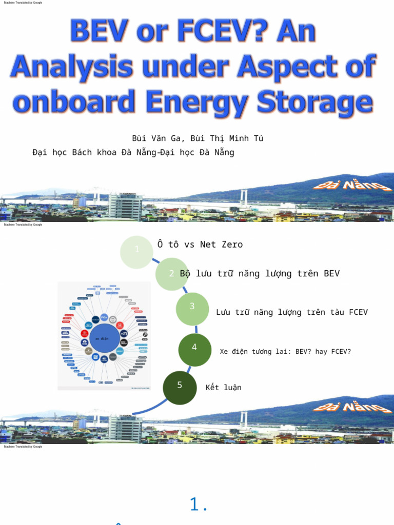 Chapter 4 - BEV or FCEV - VS | PDF