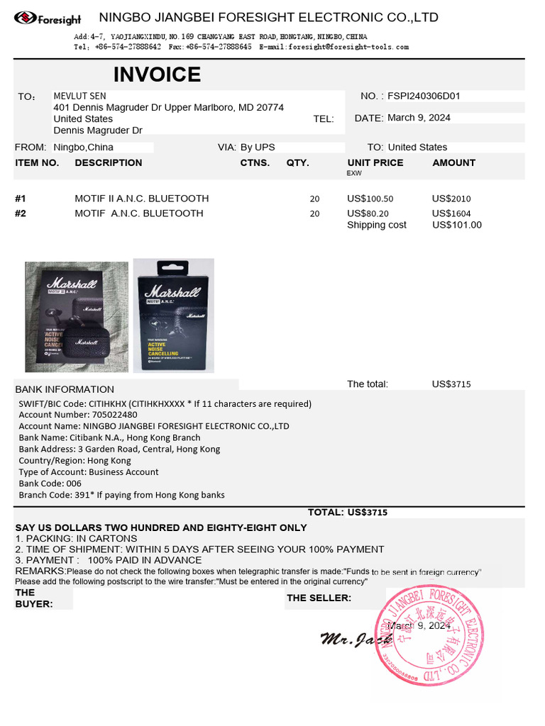 Invoice | PDF | Wire Transfer | Service Industries