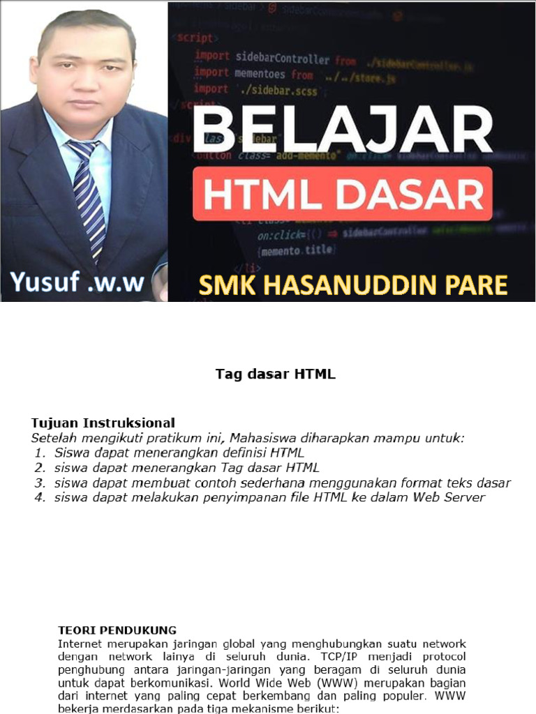 HTML Bab1 | PDF