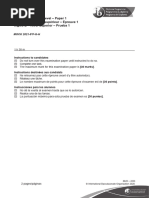 French B Paper 2 Reading Comprehension Question Booklet SL French | PDF