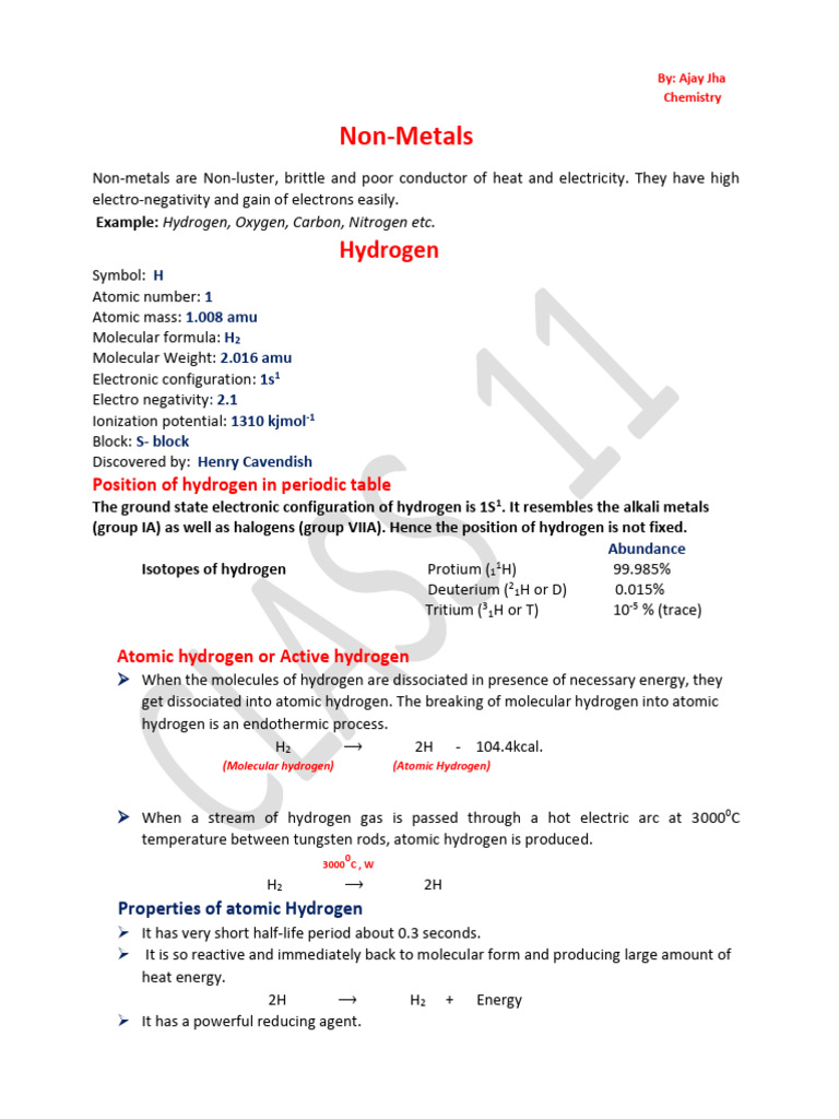 Hydrogen 2e5982f40bf7f665 | PDF | Hydrogen | Fuels