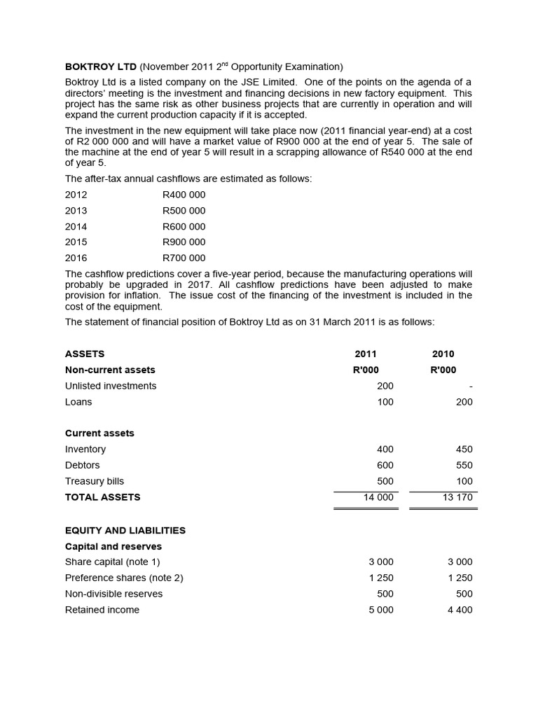 Boktroy LTD | PDF | Preferred Stock | Dividend