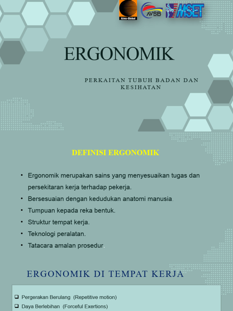 Slide Ergonomik | PDF