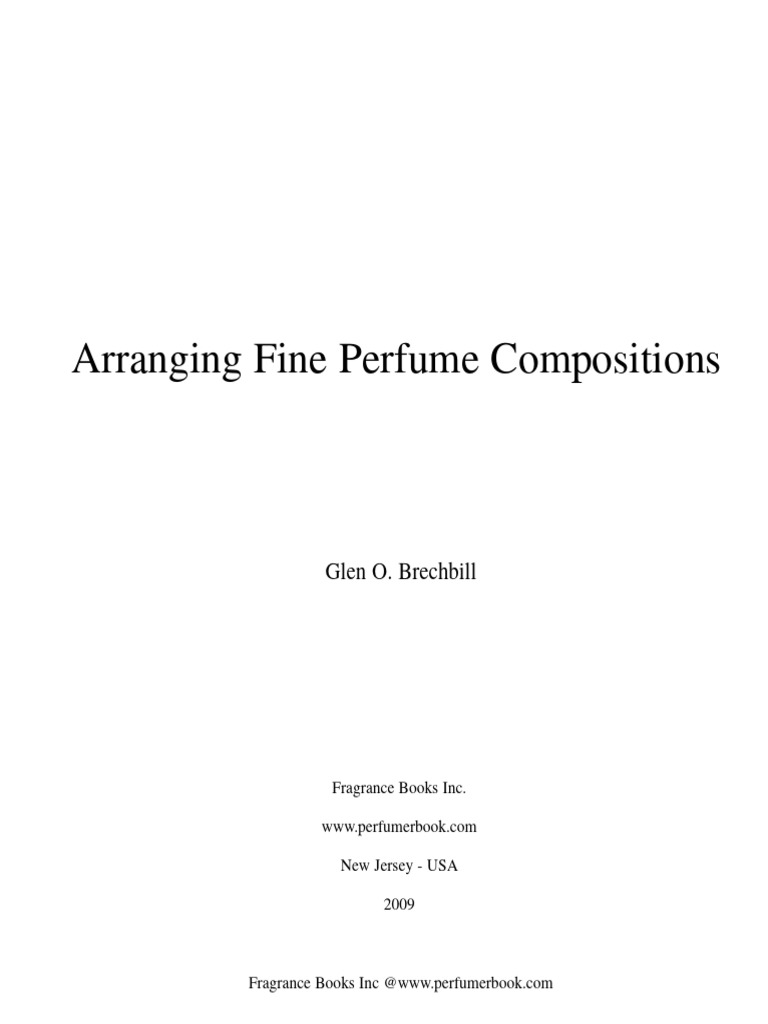 Arranging Fine Perfume Compositions | PDF | Perfume | Lavandula
