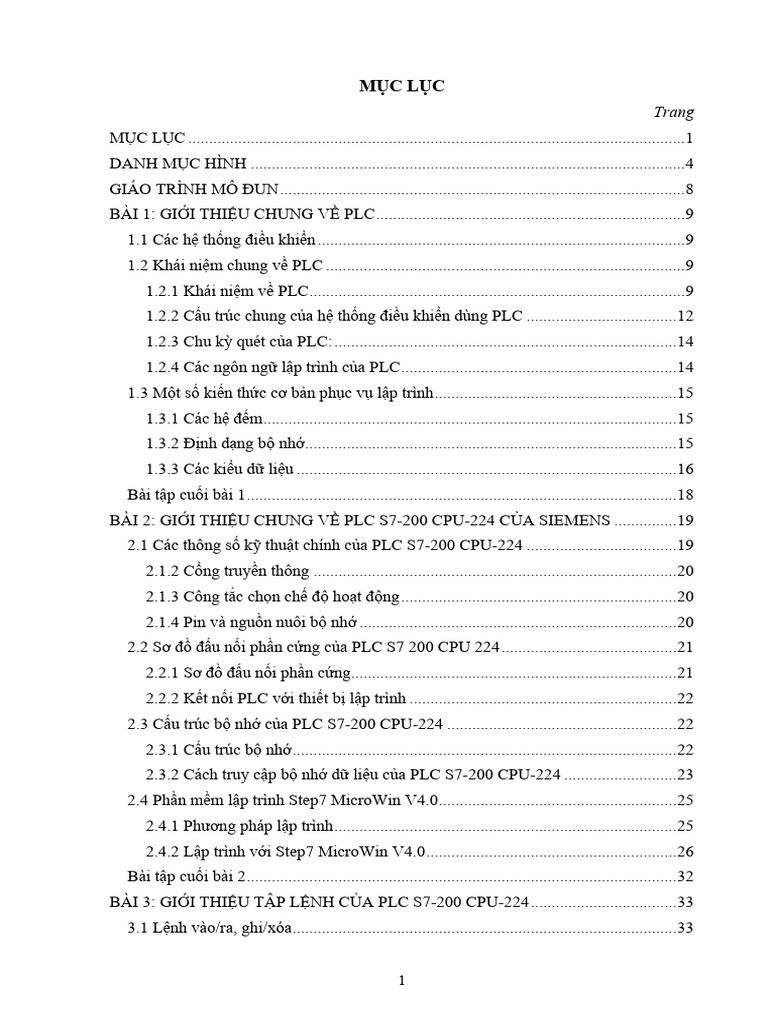 GT PLC cơ bản | PDF