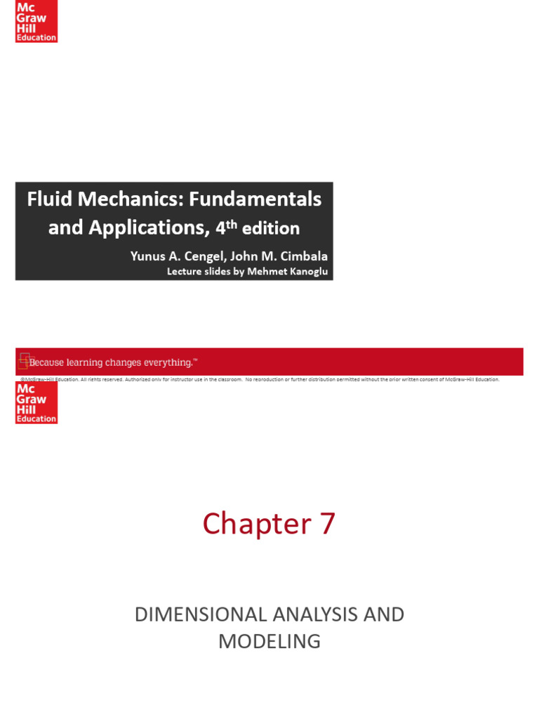 fluid mechanics Chapter 7 | Download Free PDF | Applied And Interdisciplinary Physics | Quantity