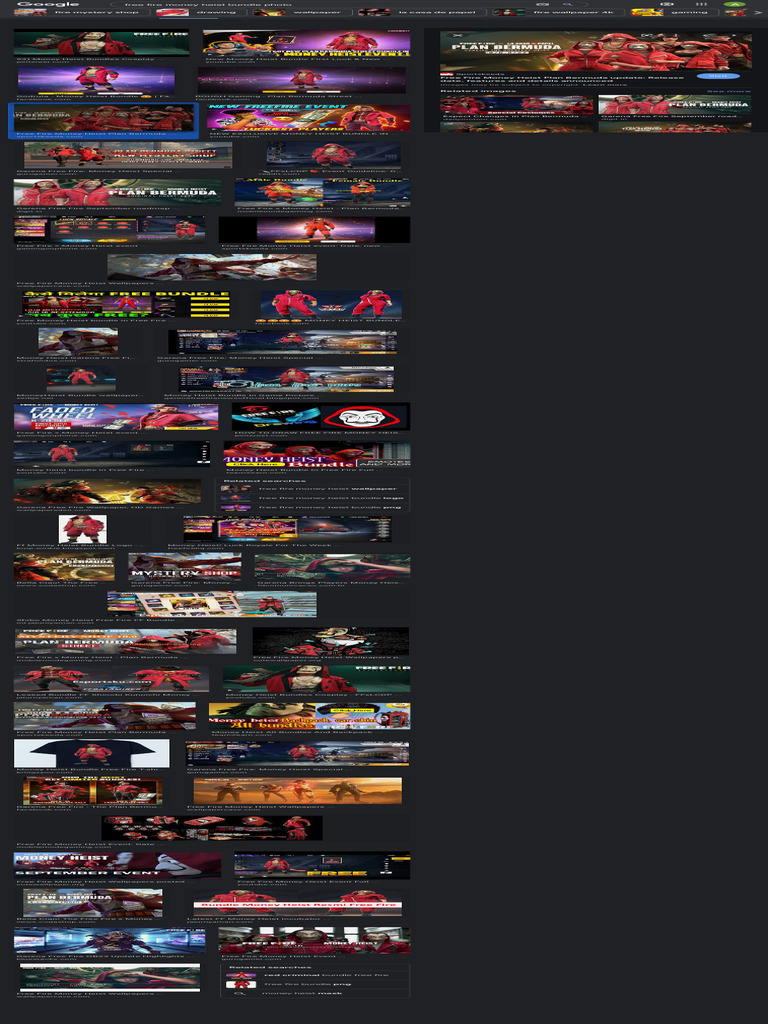free fire money heist bundle photo - Google Search | PDF