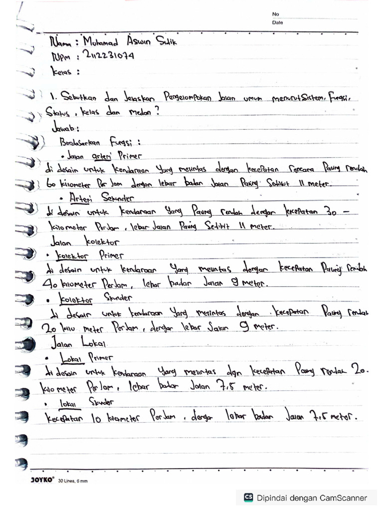 T. Rekayasatransportasi Muhamad | PDF