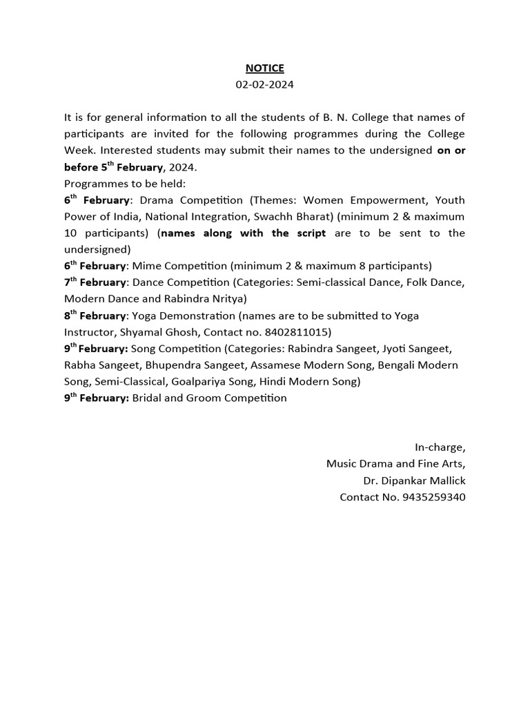 Notice BNC | PDF Notice BNC | PDF