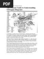 V8 Engine Diagram and Function Overview | PDF | Internal Combustion Engine | Piston
