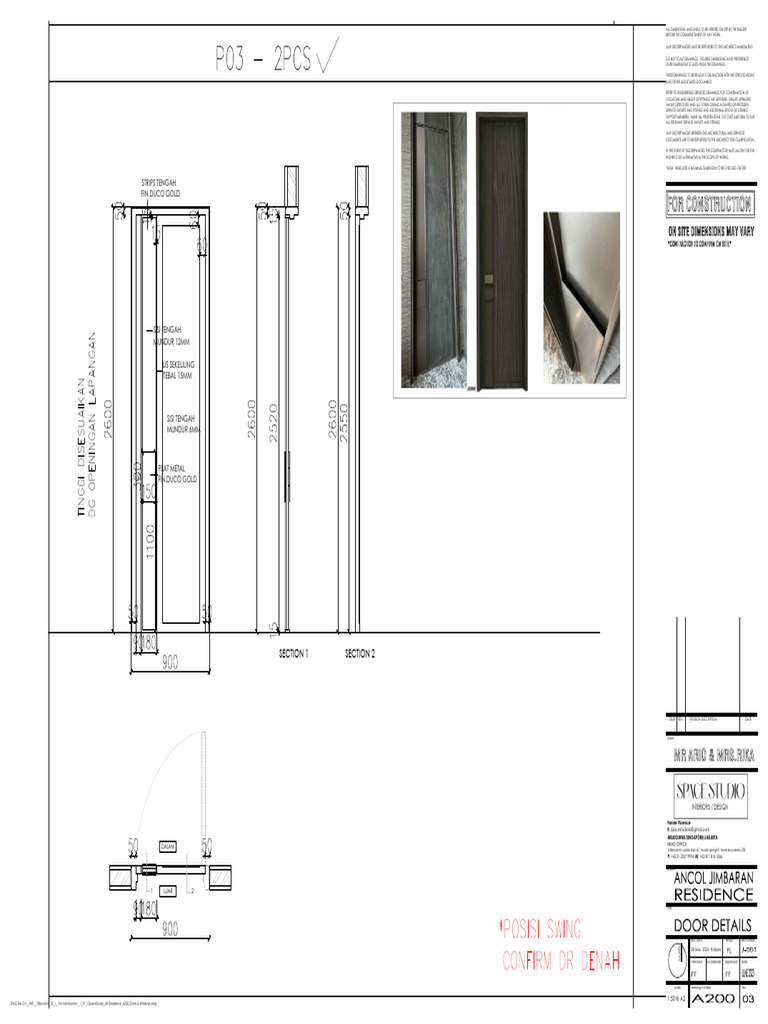 SpaceStudio AR Residence A200 Doors & Windows-A200 (4) 1 | PDF