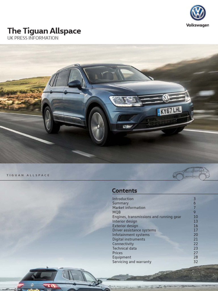 Vw Tiguan Allspace Preisliste 2019 Pdf
