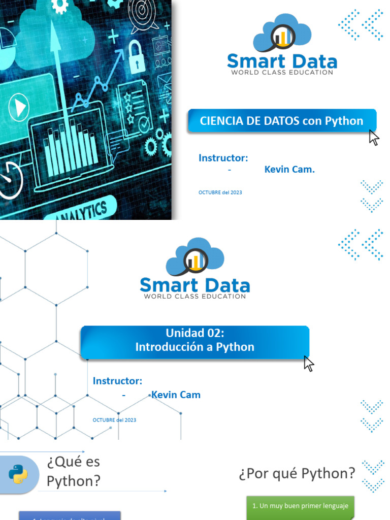 SDC-Unidad 2 - Introducción Python | PDF