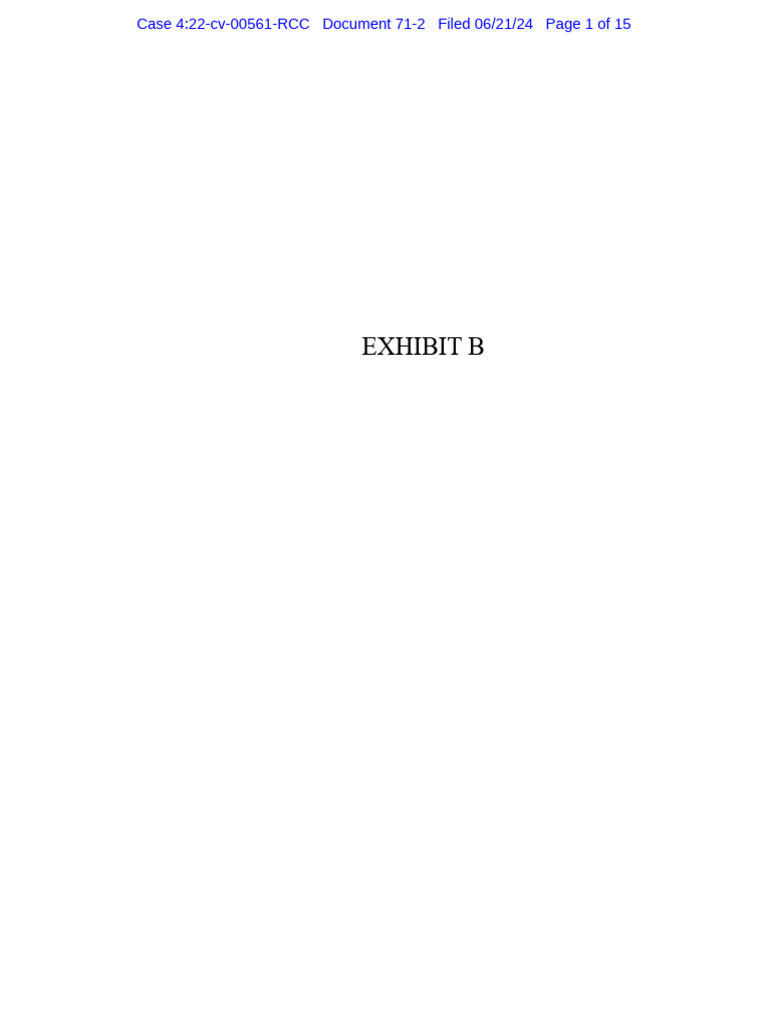 Raniere v. Garland Doc. 71 - Exhibit B - Affidavits From Raniere and Cellmate | PDF | Crimes ...