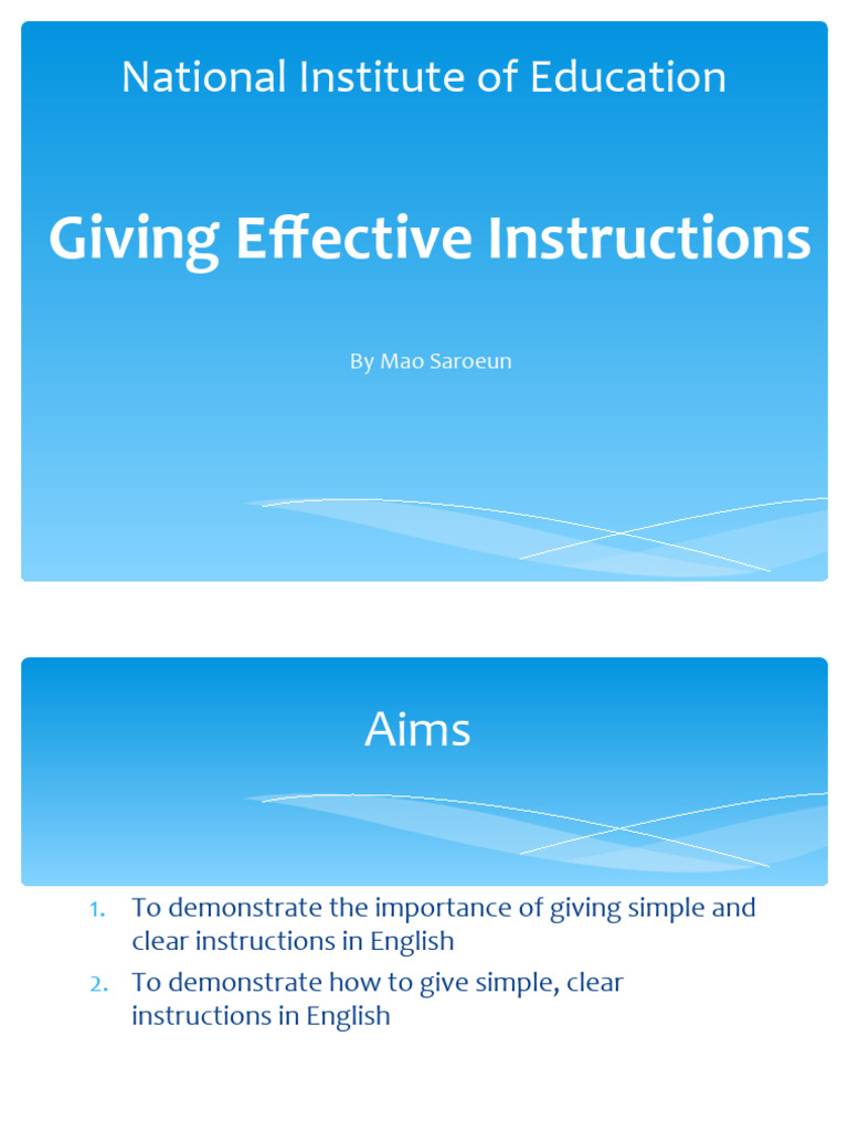 Effective English Instruction Techniques | PDF | Teachers | Question